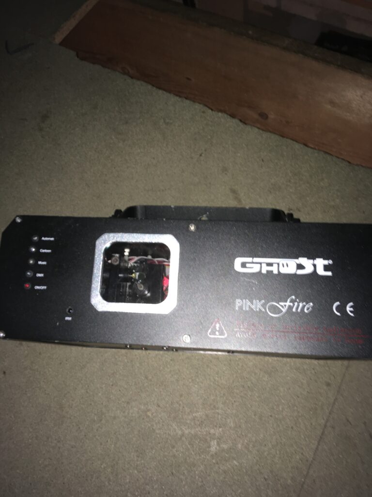 Laser Pink Fire Rose GHOST - By dreamiX