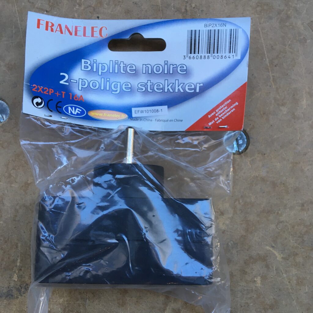 Biplite 2X2P+T 16A Noire - By dreamiX