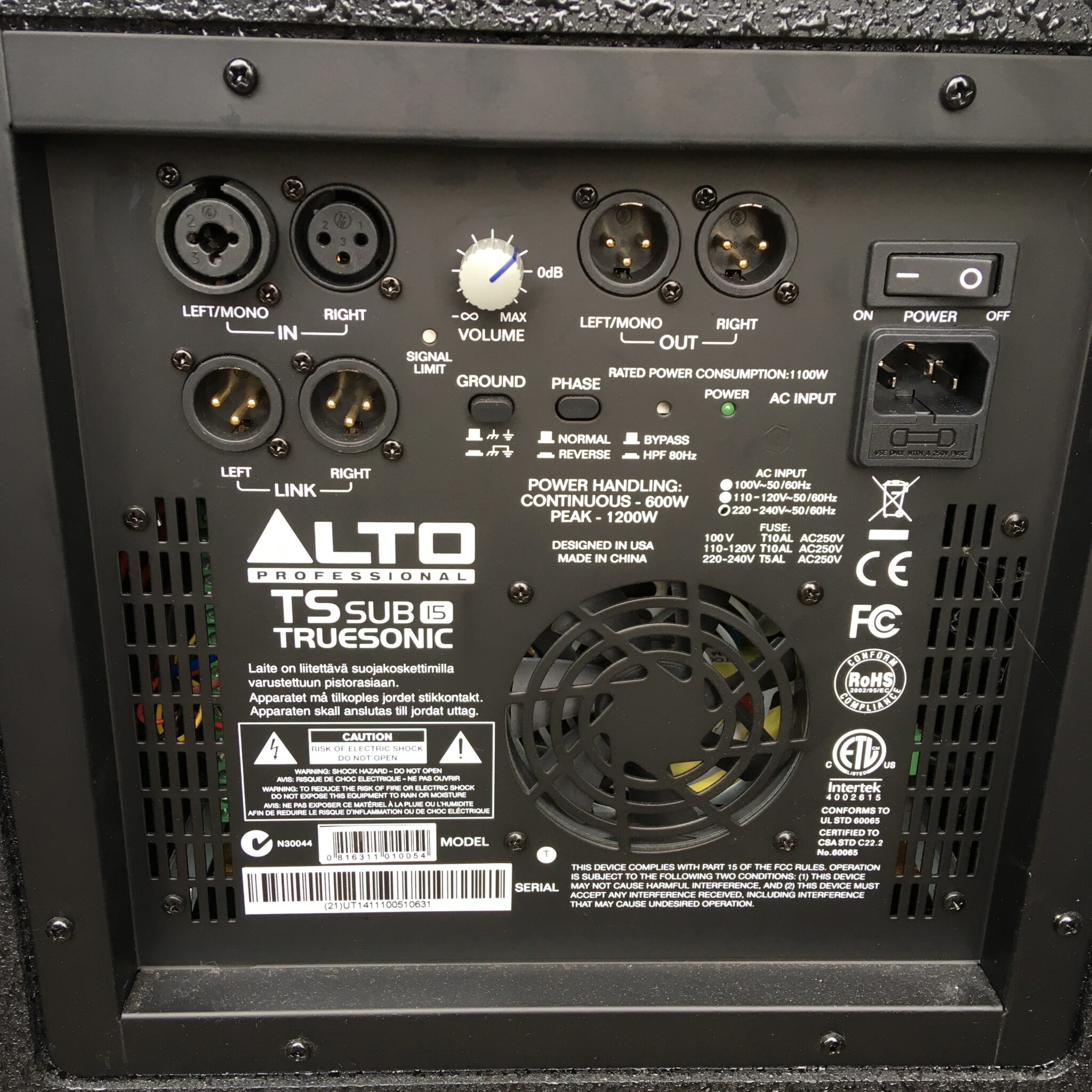 Caisson de basse TS SUB15 Alto - By dreamiX