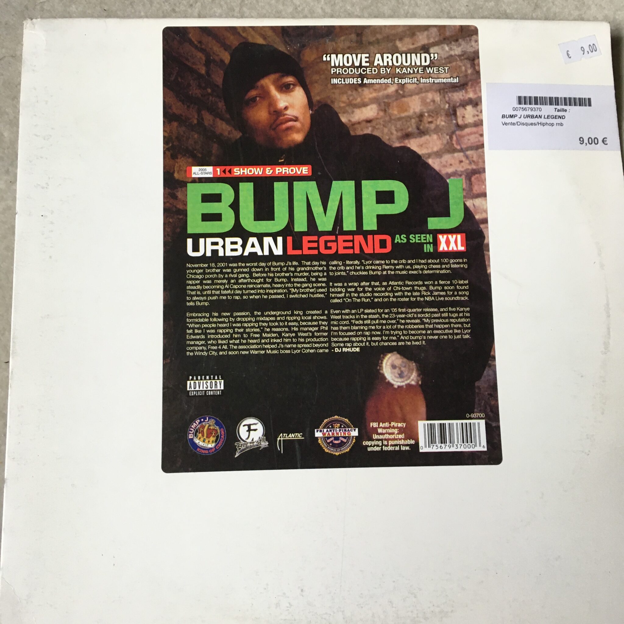Bump J Disque Maxi 45 T – By dreamX