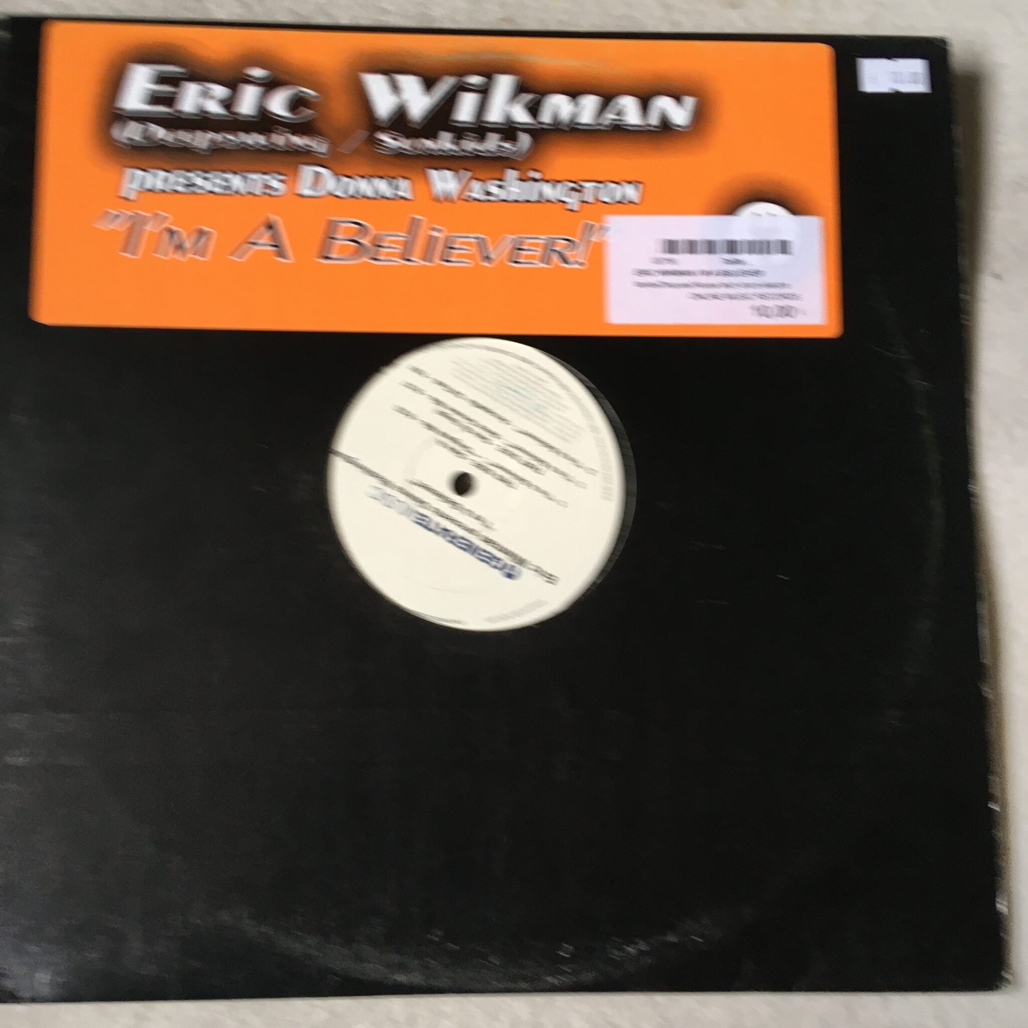 Erik Wikman Disque Maxi 45 T – By dreamX