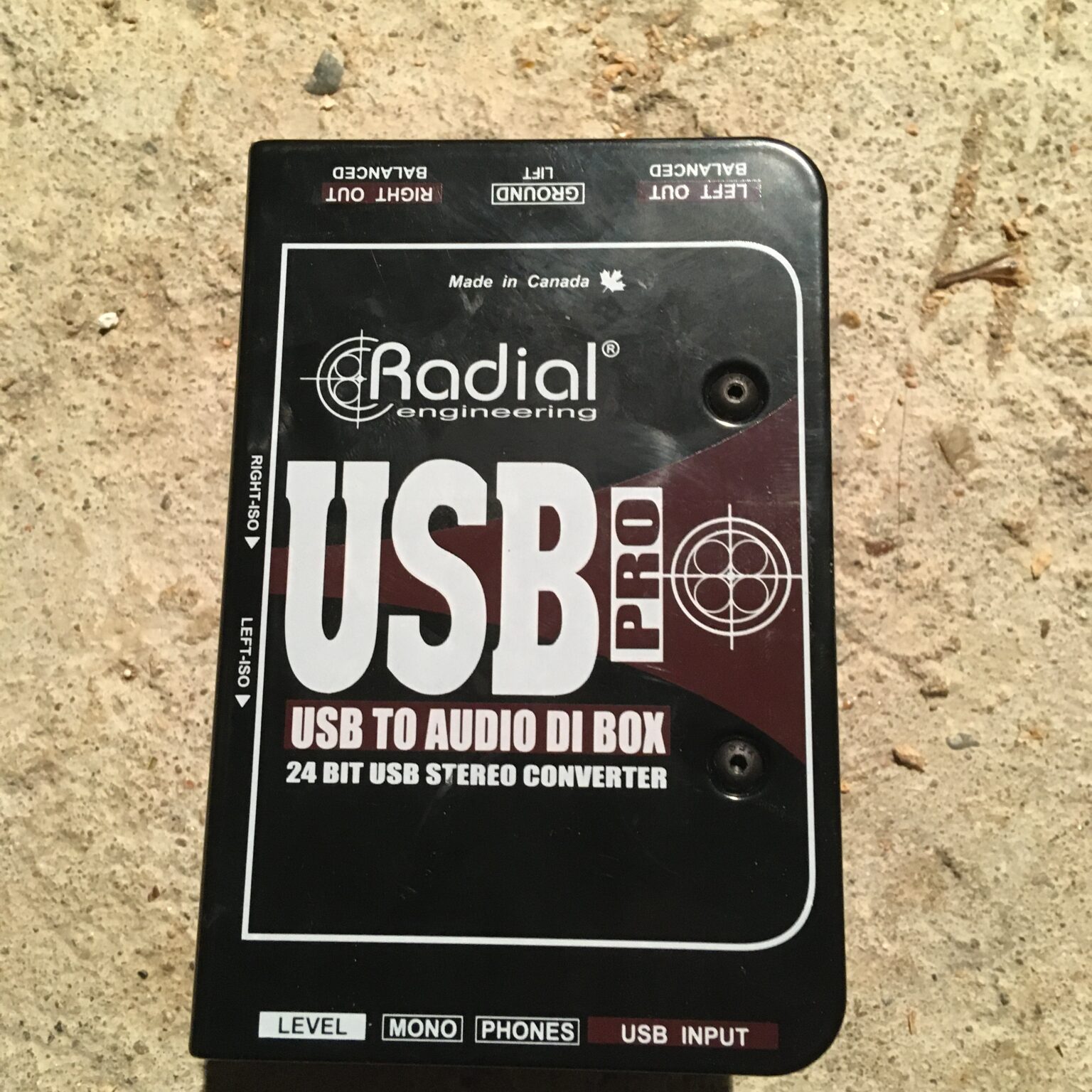Boitier USB Pro /XLR Radial - By dreamiX